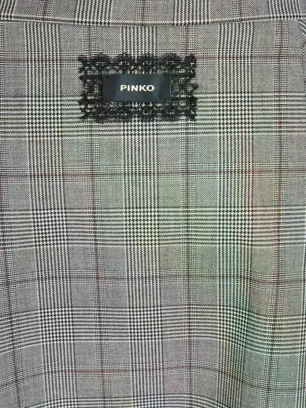Pinko Check-pattern Pleated Skirt