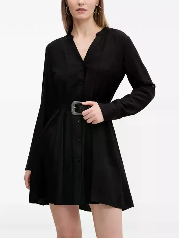 Desigual Belted Button-up Mini Dress