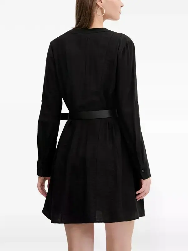 Desigual Belted Button-up Mini Dress