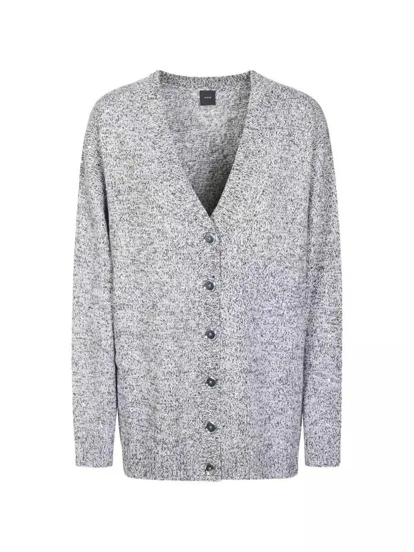 Pinko Fully Rhinestoned Wool-blend Cardigan