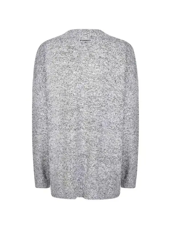 Pinko Fully Rhinestoned Wool-blend Cardigan
