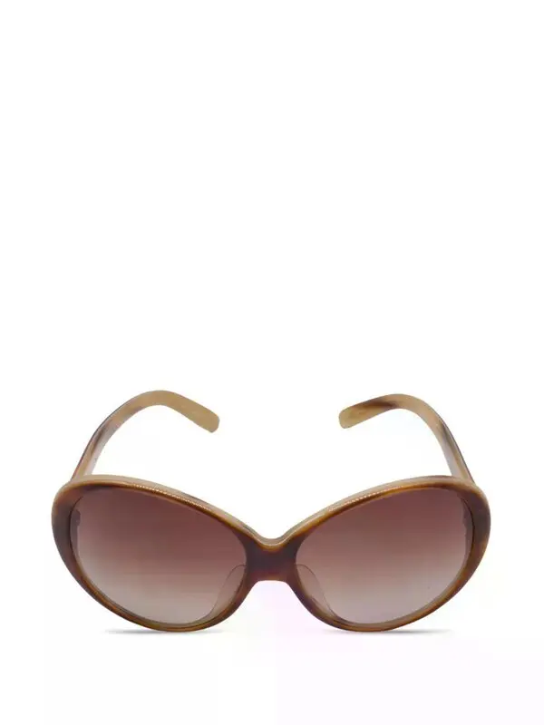 Miu Miu Gradient Oversized Sunglasses - Brown