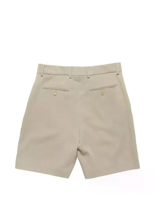 Acne Studios Pleated Wool Shorts