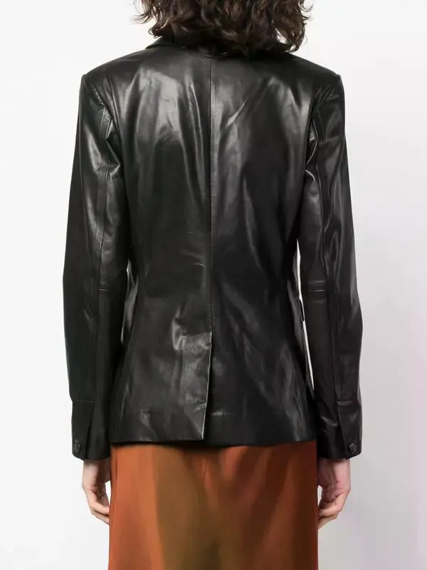 Rag & Bone Charles Single-breasted Leather Blazer