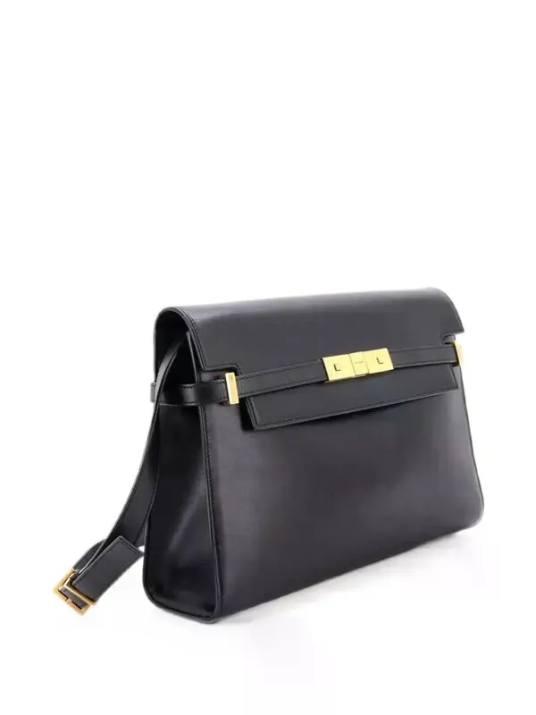 Saint Laurent Manhattan Leather Medium Shoulder Bag