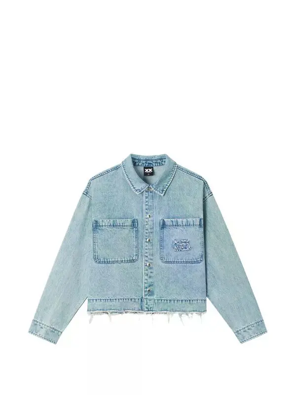 FINGERCROXX Raw-cut Denim Shirt
