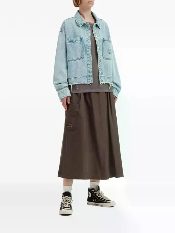 FINGERCROXX Raw-cut Denim Shirt