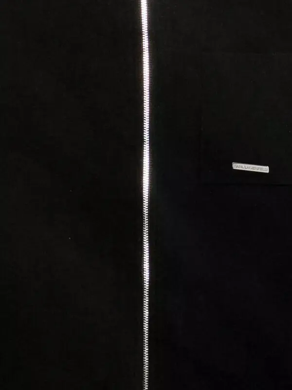 Karl Lagerfeld Zip-up Chest-pocket Pullover