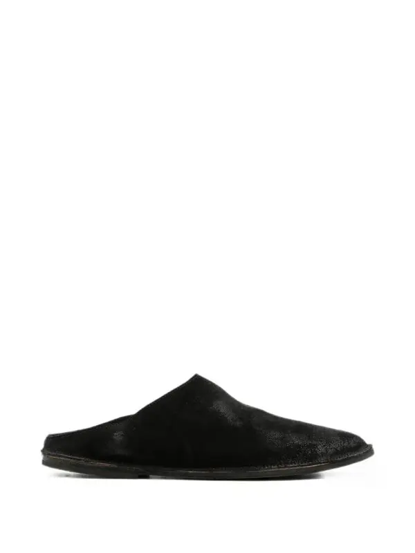 Marsèll Distressed-effect Slip-on Mules - Black