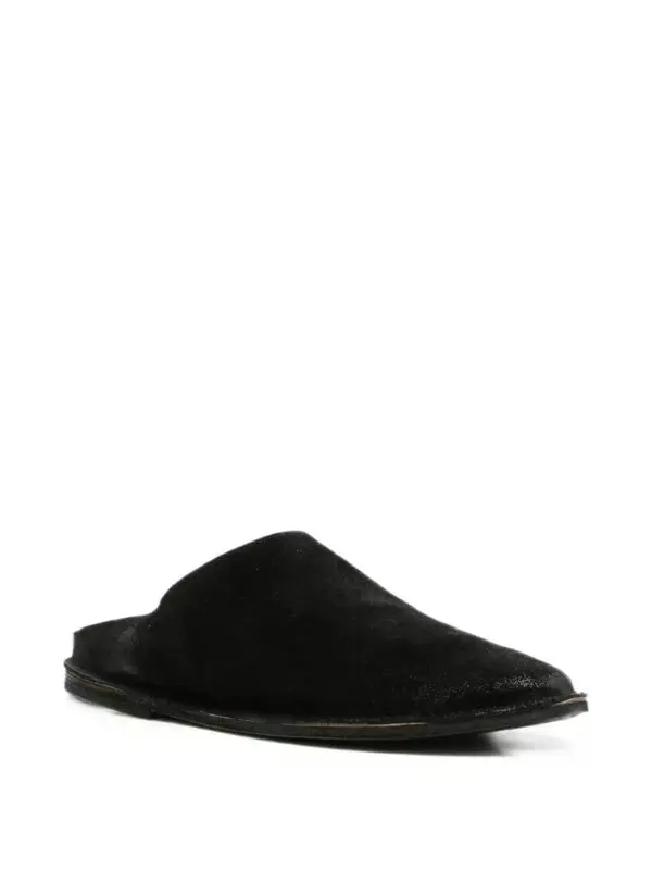 Marsèll Distressed Effect Slip-on Mules