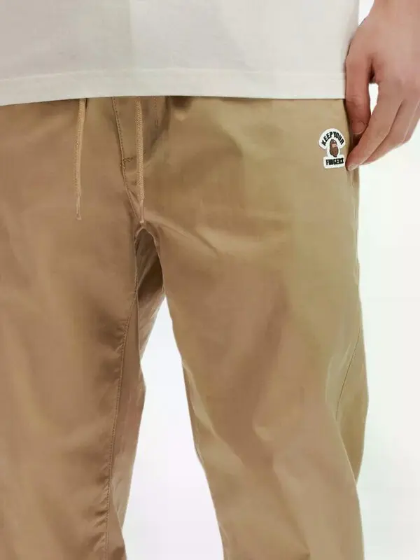 FINGERCROXX Logo-patch Tapered Track Pants