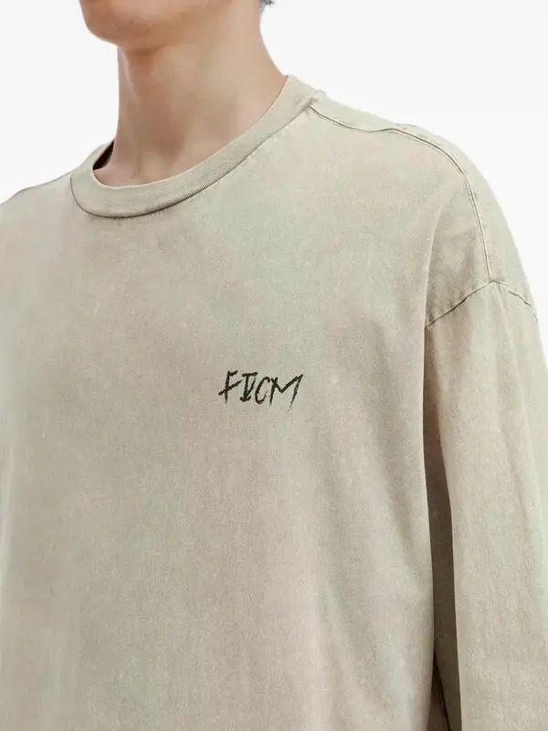 FIVE CM Logo-print Long-sleeve T-shirt