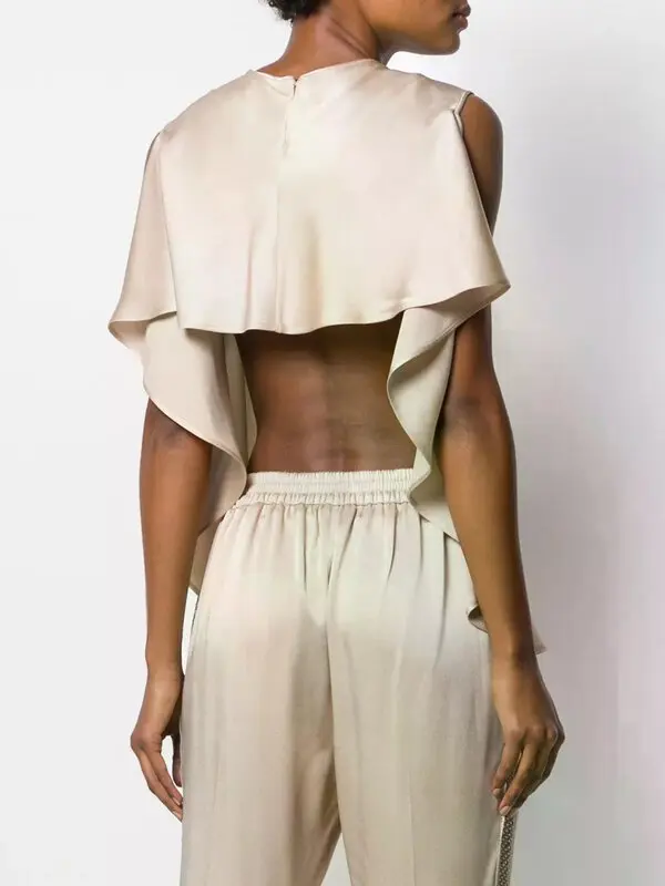 Stella McCartney Open Back Draped Blouse