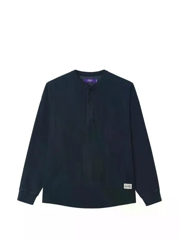 AFTERMATHS Waffle-knit Long-sleeve T-shirt