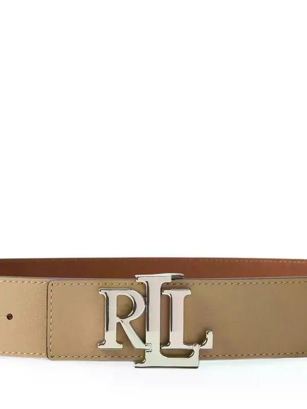 Ralph Lauren Reversible Logo-plaque Leather Belt