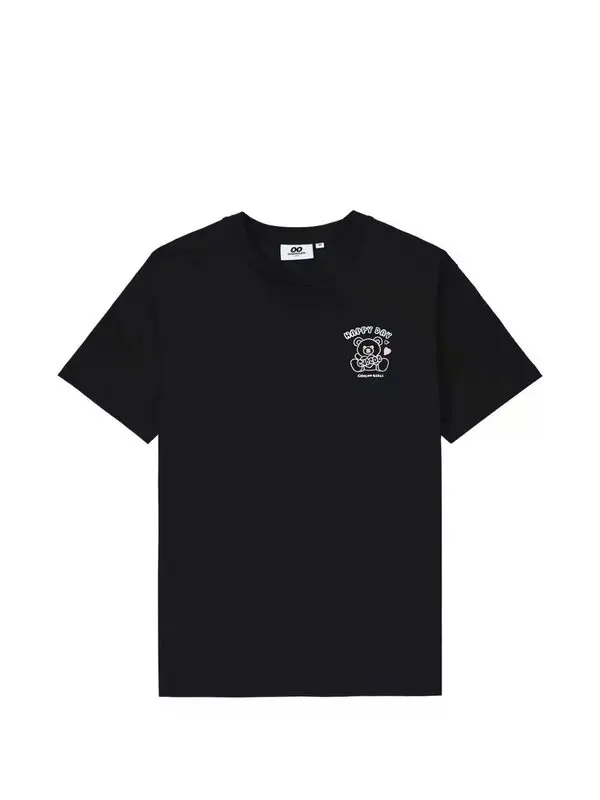 CHOCOOLATE Bear-print Cotton T-shirt