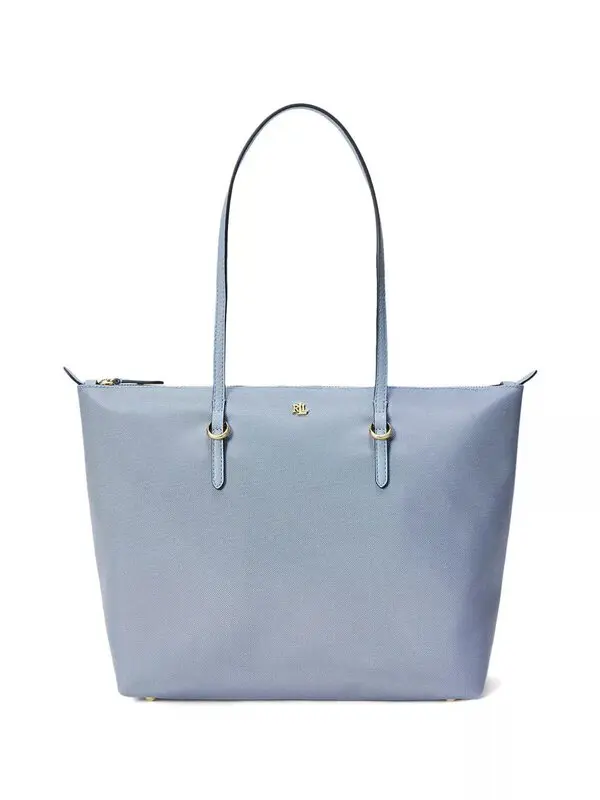 Ralph Lauren Medium Keaton Logo-plaque Tote Bag - Blue