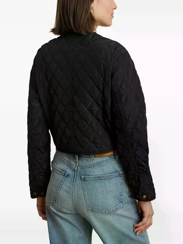 Ralph Lauren Quilted Button-front Jacket