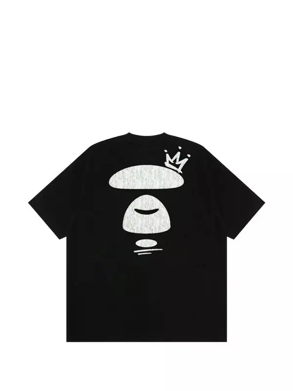 AAPE BY *A BATHING APE Logo-print Cotton T-shirt - Black