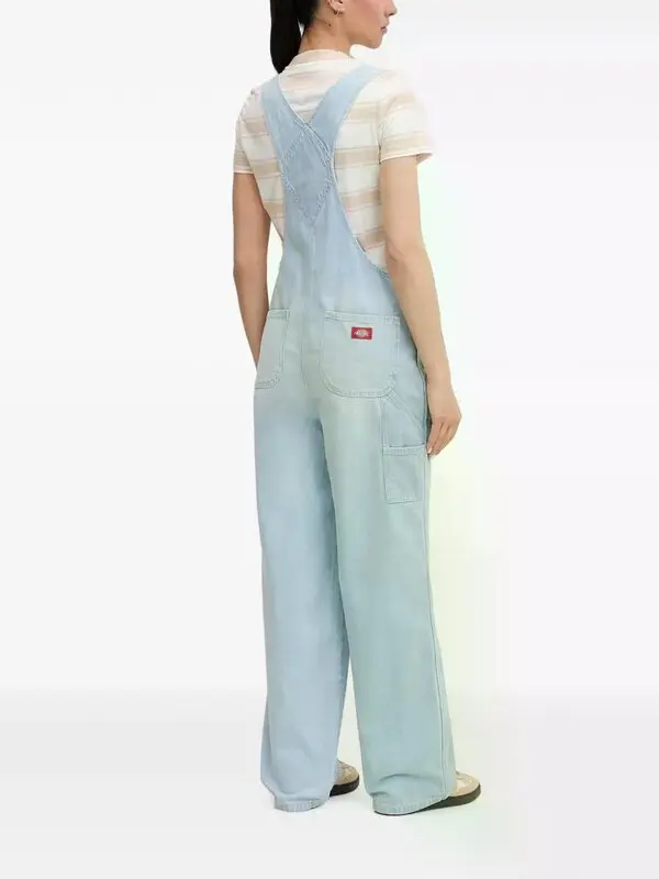 Dickies Patch-pocket Denim Dungarees