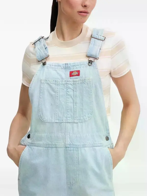 Dickies Patch-pocket Denim Dungarees