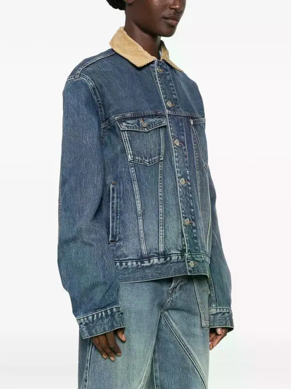 JW Anderson Corduroy-collar Denim Jacket