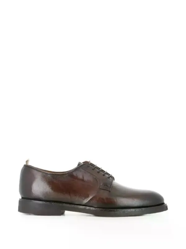 Officine Creative Barton Flexi 001 Lace-up Leather Derby Shoes - Brown