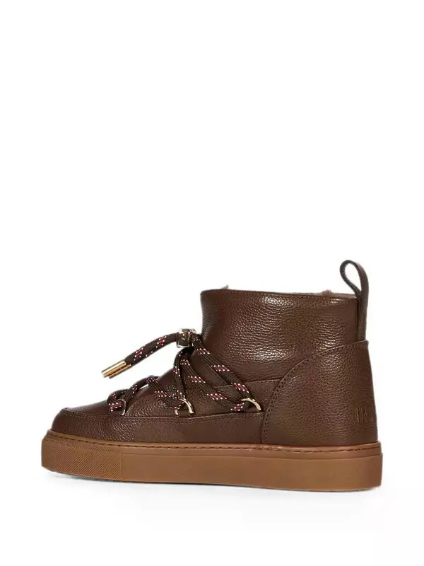 Inuikii Lace-up Leather Ankle Boots