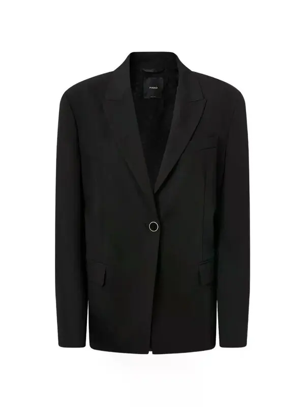 Pinko Jacket With Polka-dot Insert - Black