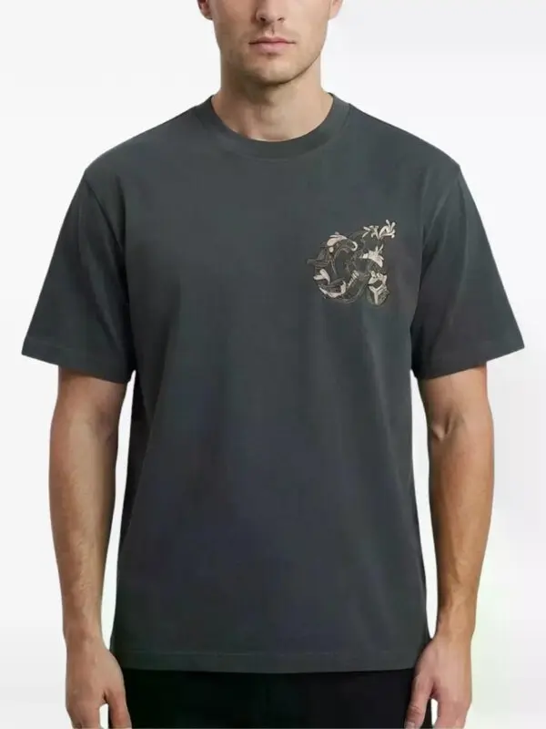 ONLY THE BLIND Maison Crest Embroidered T-shirt