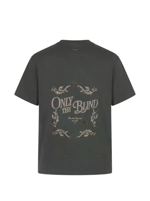 ONLY THE BLIND Maison Crest Embroidered T-shirt