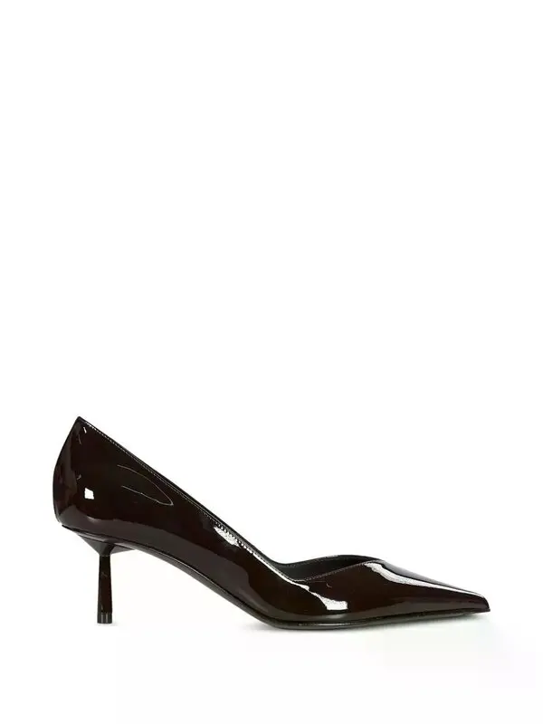 LE SILLA Patent-finish Pointed-toe Pumps