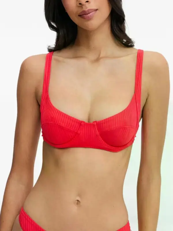 Melissa Odabash Ribbed Underwired Bikini Top