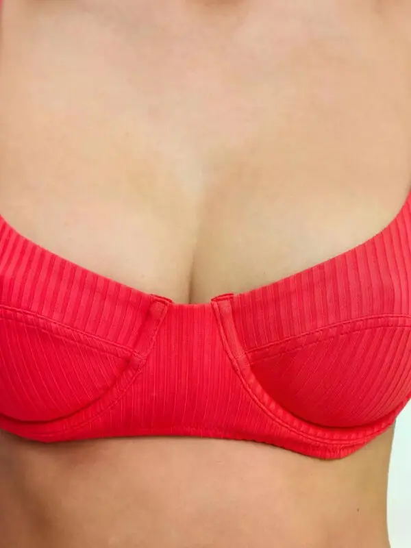Melissa Odabash Ribbed Underwired Bikini Top