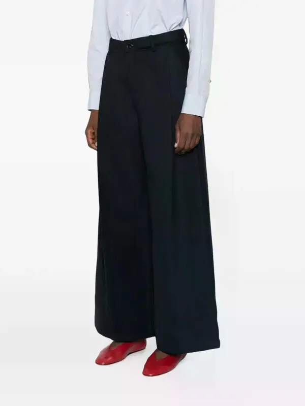 ELEH Pleated Wide-leg Trousers