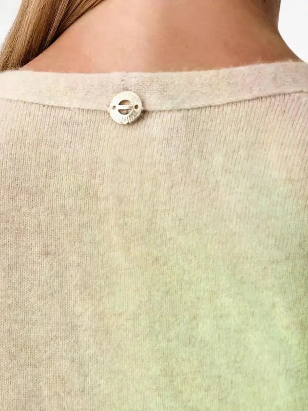 TWINSET Pointelle-knit Ribbed Sweater