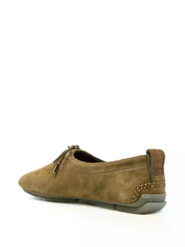 WALES BONNER Suede Lace-up Loafers