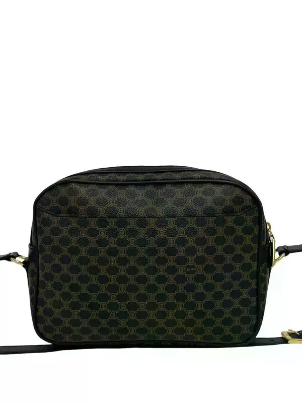 Celine Macadam Coated Canvas Crossbody Bag