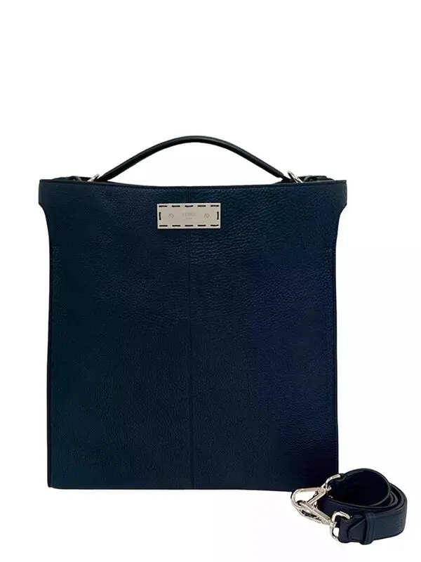 Fendi 2010-2026 Leather Peekaboo X Light Fit Satchel - Blue