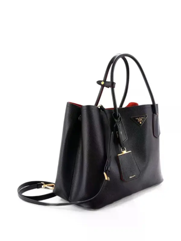 Prada Cuir Double Saffiano Leather Medium Tote Bag