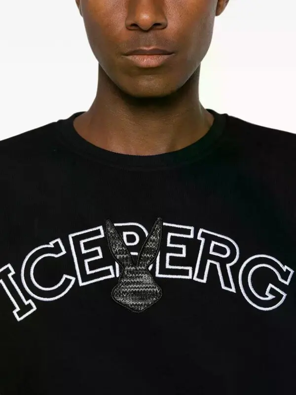 Iceberg Logo Embroidered Sweatshirt