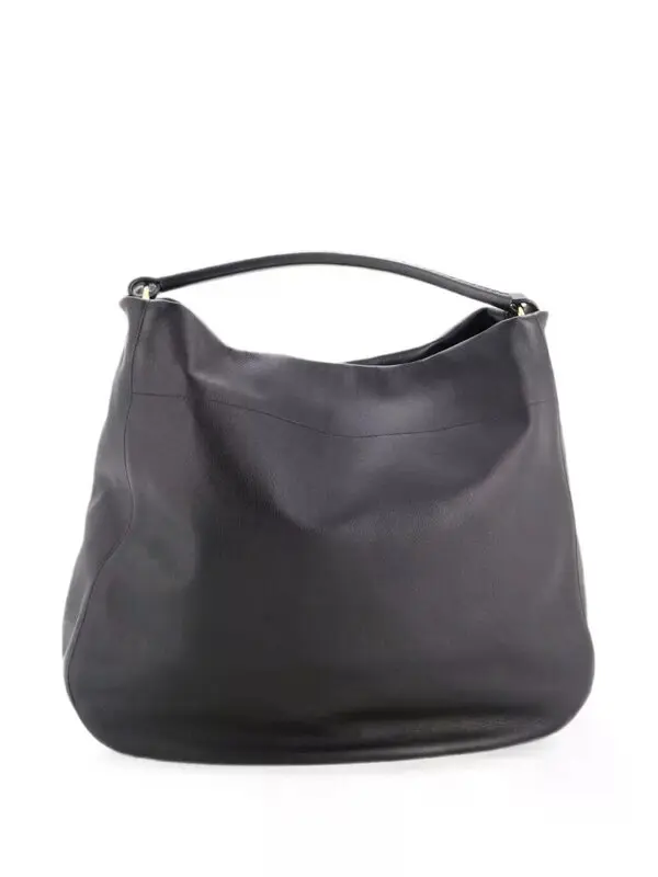 Prada Slouch Leather Large Hobo Bag