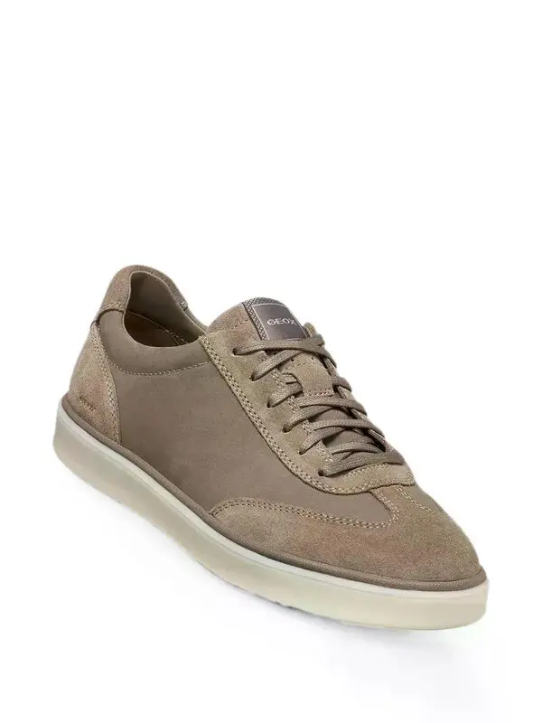 Geox Actif X4 Suede-panelled Sneakers