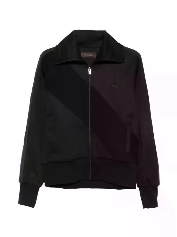 WALES BONNER Side-stripe Zip-up Sweatshirt