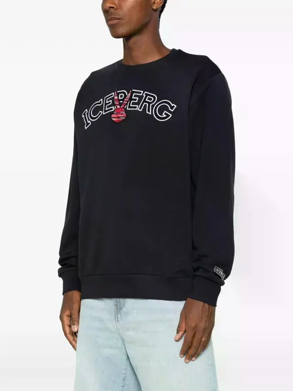 Iceberg Logo-embroidered Sweatshirt