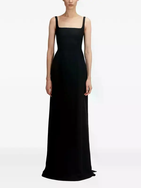 THE ARKOW Wanda Crepe Maxi Dress