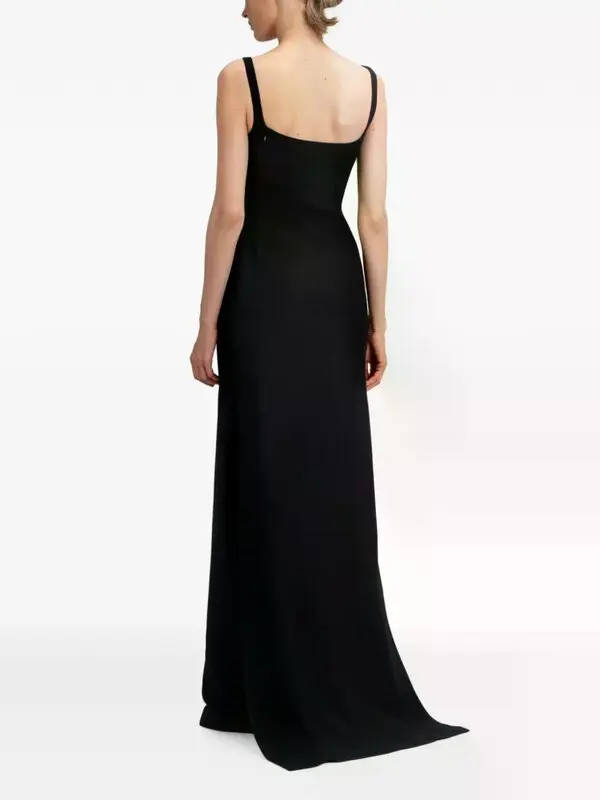 THE ARKOW Wanda Crepe Maxi Dress
