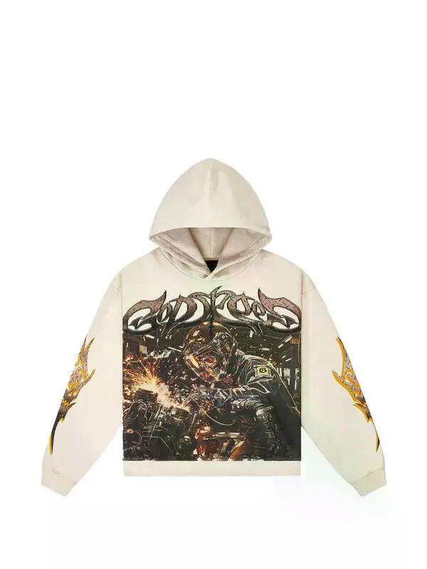 GODSPEED Graphic-print Long-sleeve Hoodie