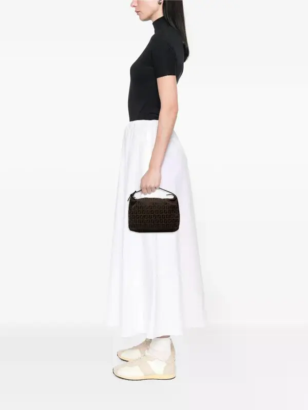 Fendi 2000-2010 Zucchino Canvas Handbag