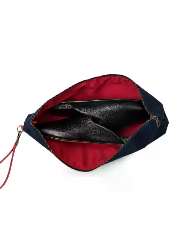 SCAROSSO Atlas Rravel Leather Slippers